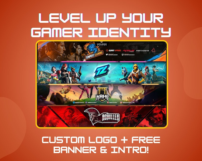 I Will Design Custom Amazing Gaming Logo for E-sport, Twitch and ...