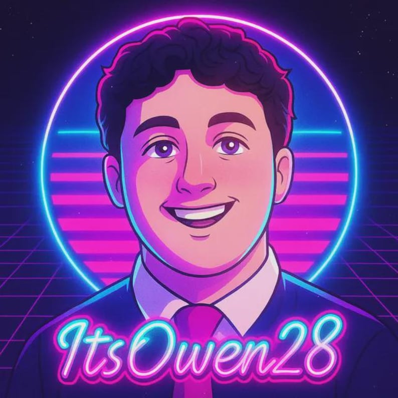 Personalized Cartoon Avatar: Gaming Logo Created From Your Photo (PNG ...