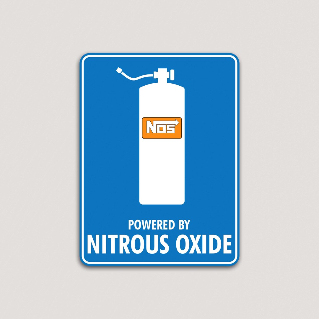NITROUS OXIDE NOS Sticker - Etsy