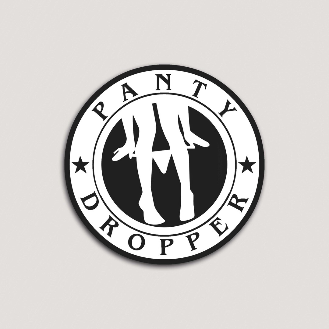 PANTY DROPPER EMBLEM Sticker - Etsy