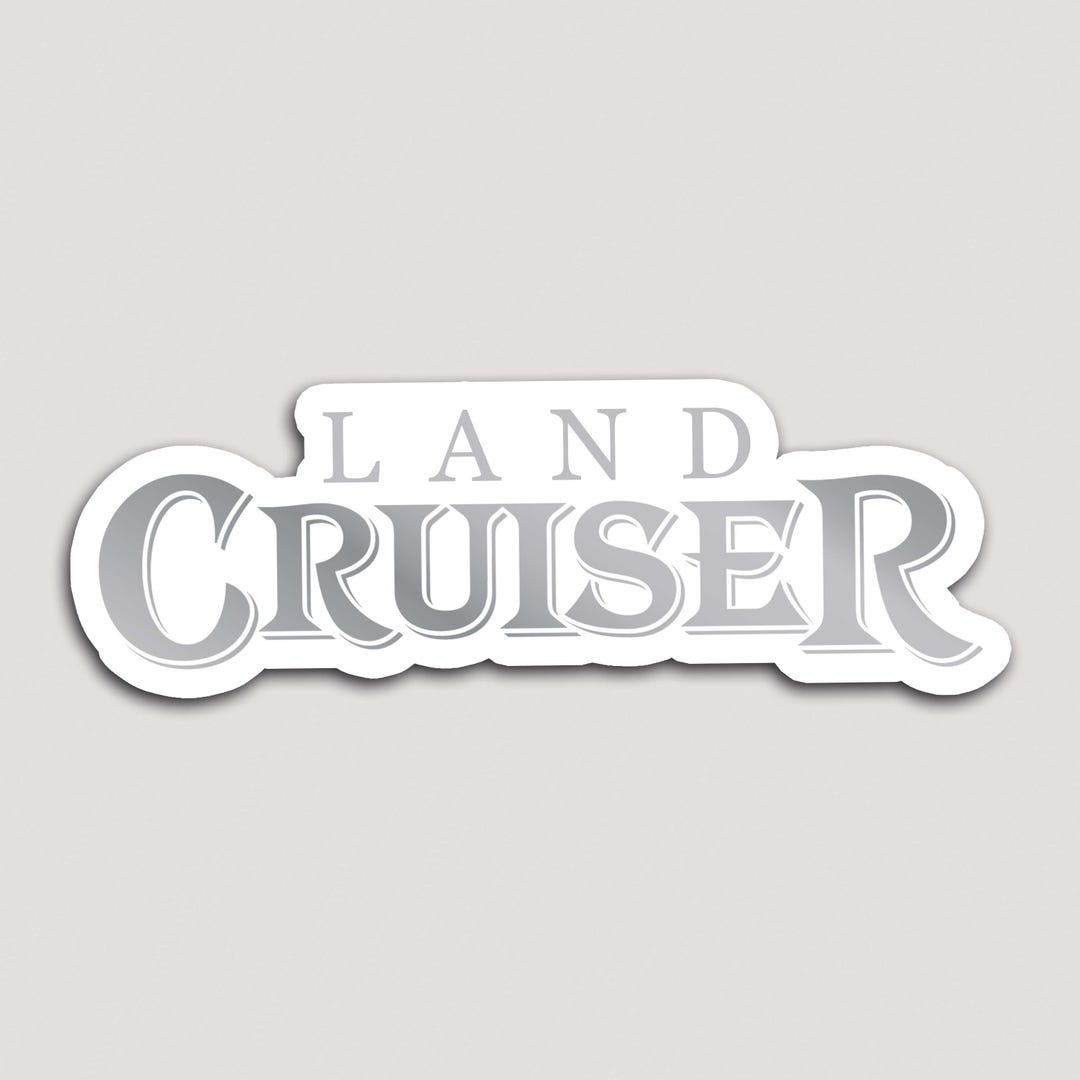 CRUISER TOYOTA LANDCRUISER Sticker - Etsy