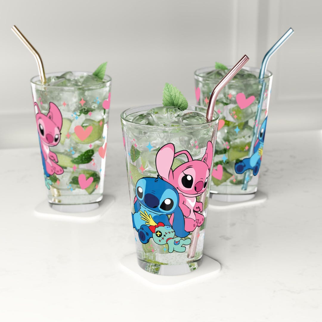 Whimsical Disney-inspired Pint Glass, Cute Character Drinkware, Fun ...