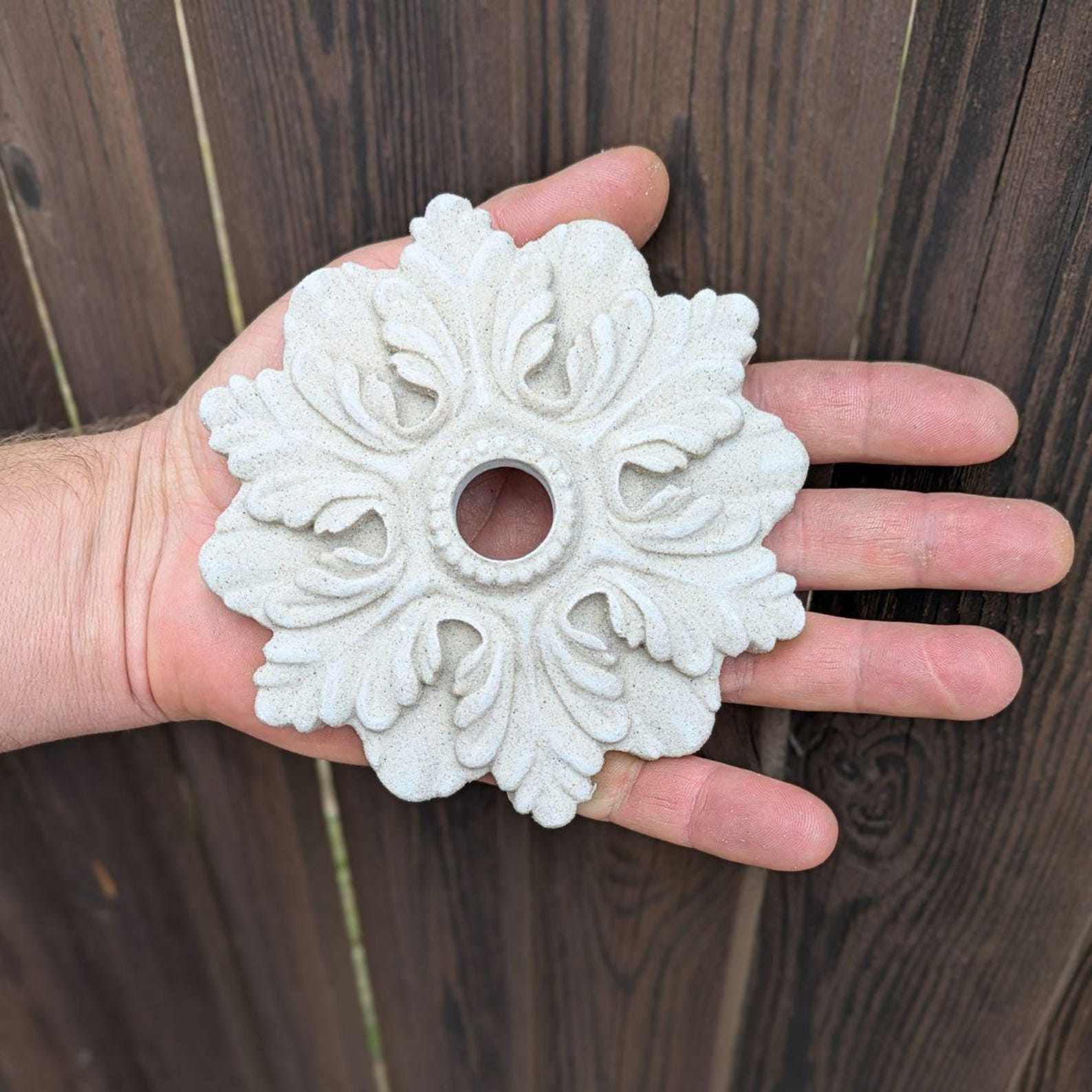 Water Spout Rosette 5.1/4" Pool Water Feature Wall Fountain Emitter ...