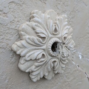 Water Spout Rosette 5.1/4" Pool Water Feature Wall Fountain Emitter ...