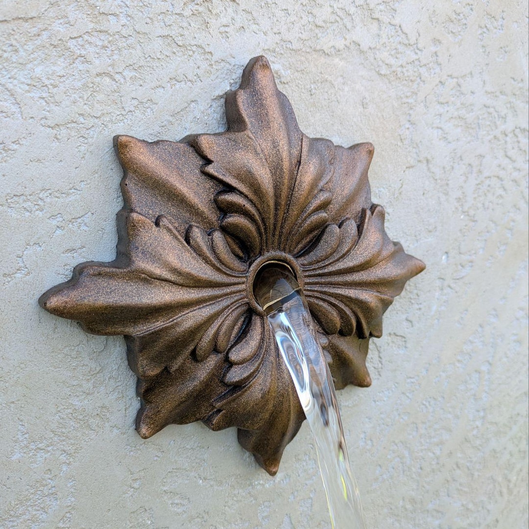 Water Spout Rosette 6.1/4" Pool Water Feature Wall Fountain Emitter Water Spitter - Etsy