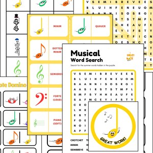 Make Learning Music FUN With the Smiley Note - Printable MUSIC ...
