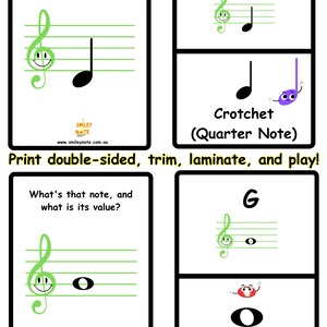 Make Learning Music FUN With the Smiley Note - Printable MUSIC ...
