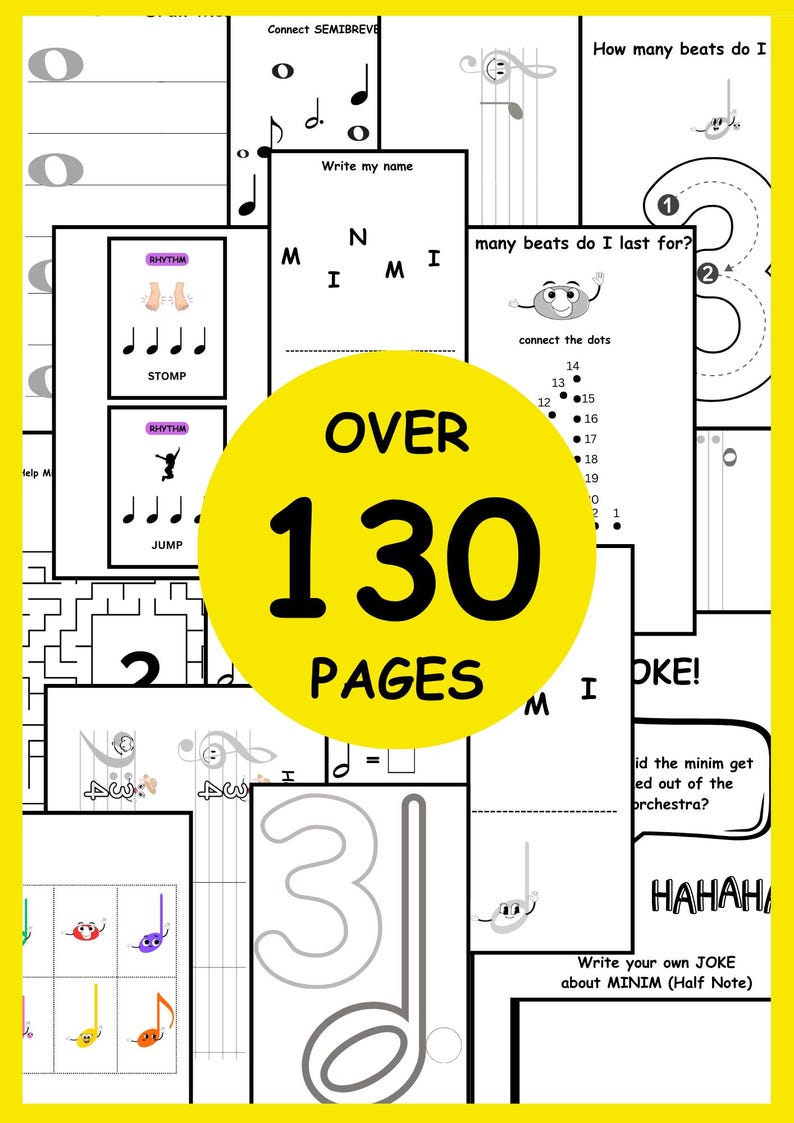 Make Learning Music FUN With the Smiley Note - Printable MUSIC ...