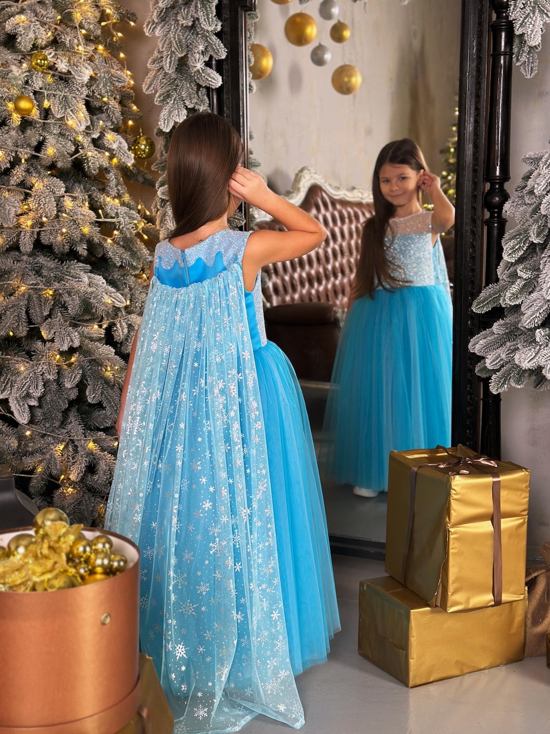 Elsa Dress for Girls, Frozen Elsa Birthday Costume, Girls Elsa Dress ...