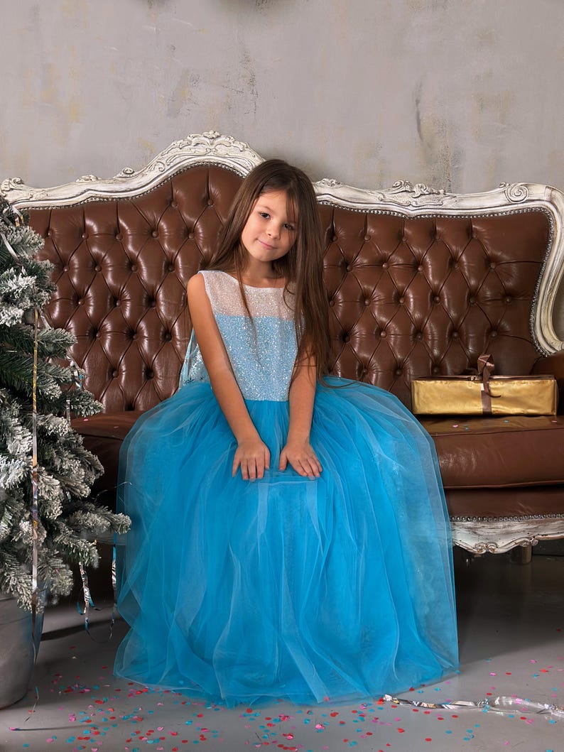 Ice Princess Dress for Girls, Elsa Inspired Toddler Costume, Frozen ...