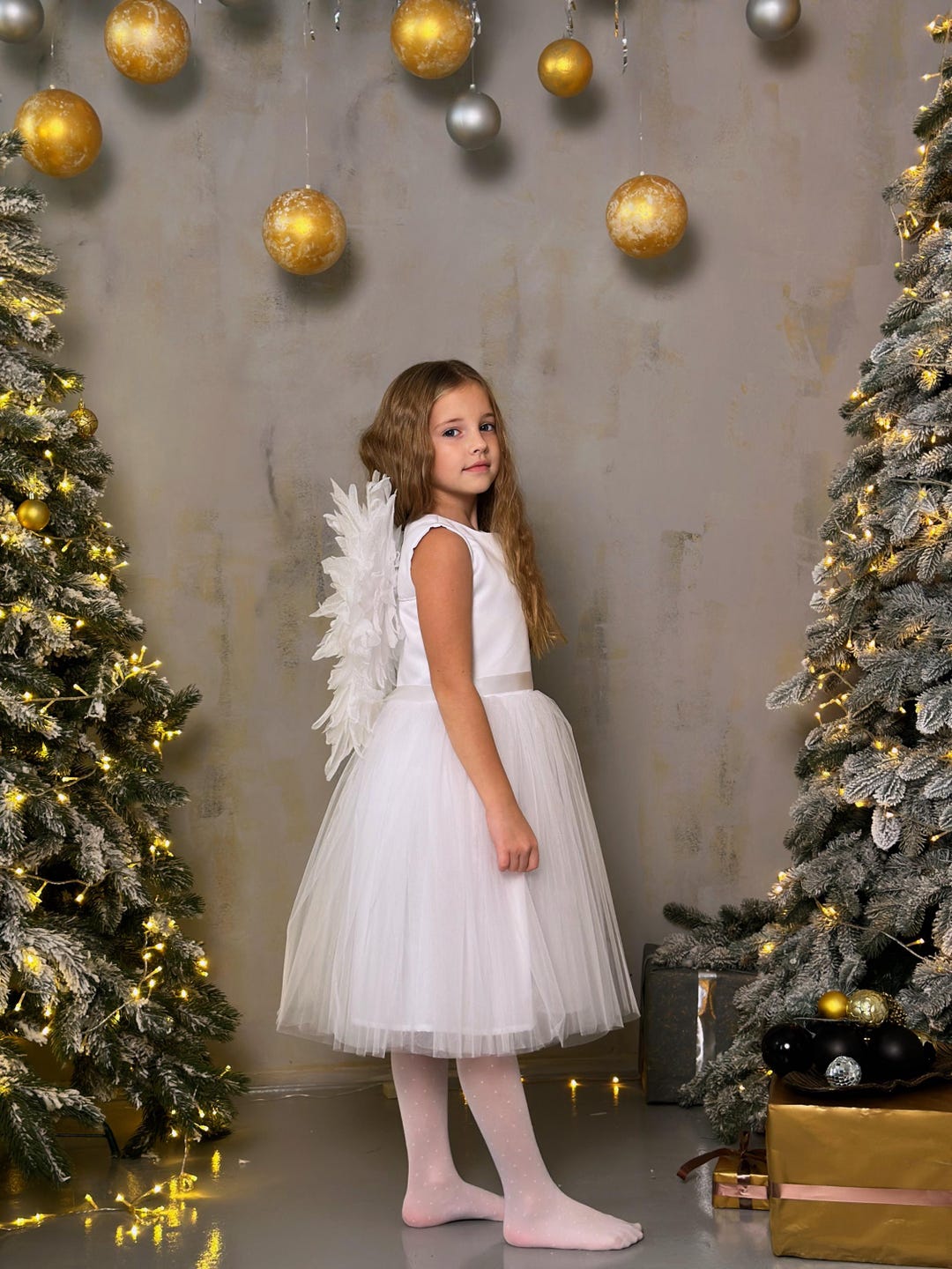 Children's Dress Angel for Girls, Communion Dress, Dress Wedding ...