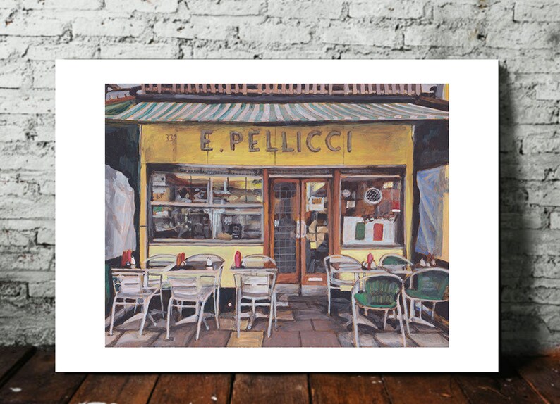 E Pellicci Cafe Est 1900 ⦁ A3 Giclee Print ⦁ East London ⦁ Realism ...