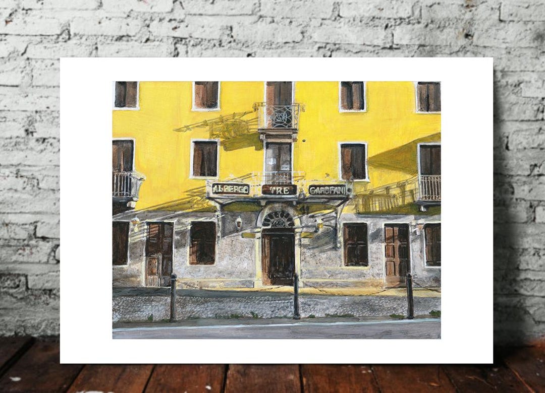Abandoned Hotel ⦁ Northern Italy ⦁ Giclee Print ⦁ Realism Painting ...