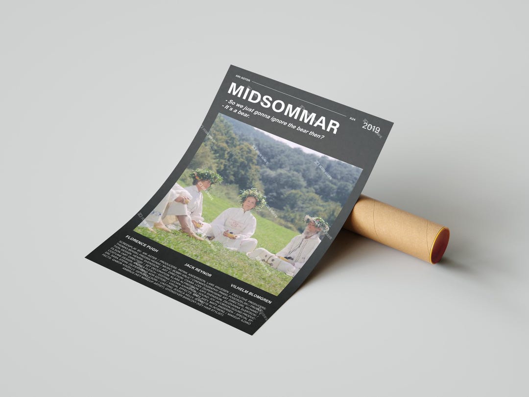 Midsommar Movie Poster, With A Quote From the Movie (dark Version 1) - Etsy