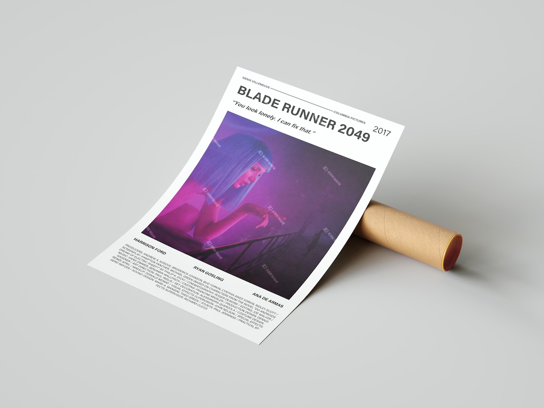 Blade Runner 2049 Movie Poster, With A Quote From the Movie (light ...