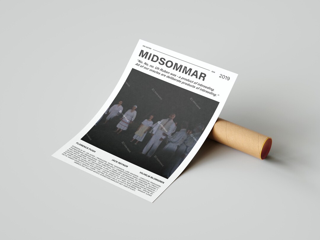 Midsommar Movie Poster, With A Quote From the Movie (light Version 3 ...