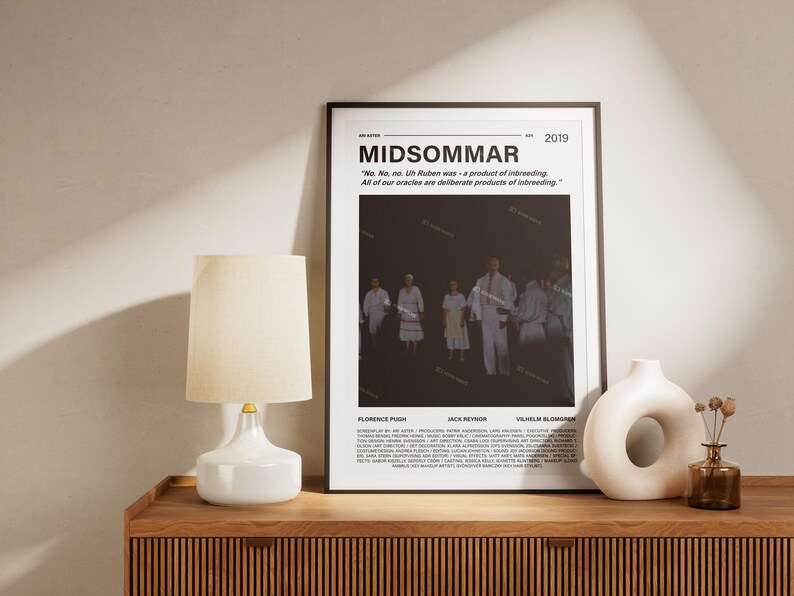 Midsommar Movie Poster, With A Quote From the Movie (light Version 3 ...