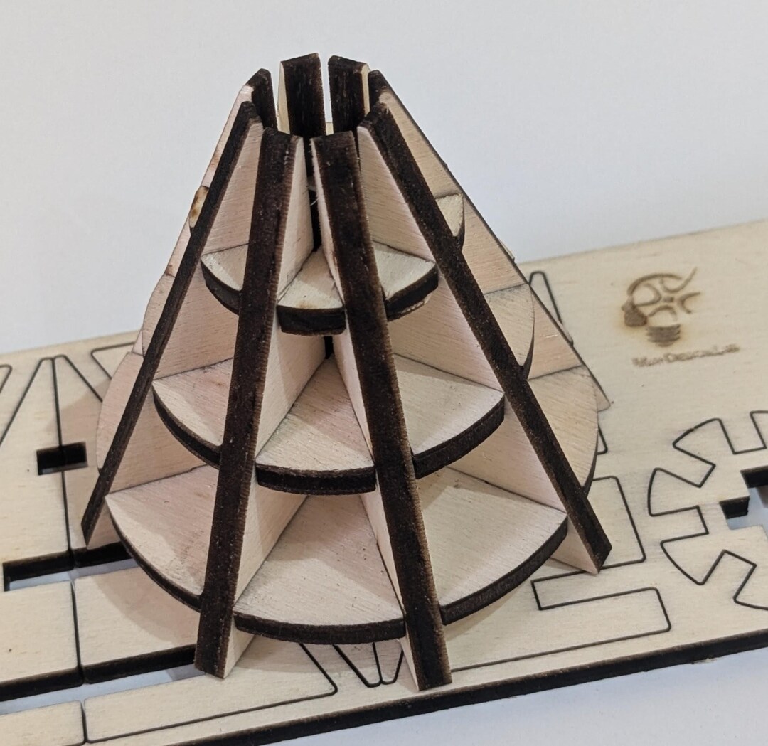 Wooden Cone, Construction, Fine Manual Skills, Children 5-8 Years ...