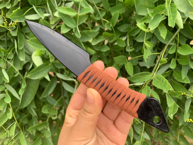 Obsidian Crystal Dagger: Hand Carved Healing Knife, Home Decor (7 Inch+ ...