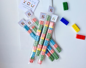 Building Blocks Party Favor Bags Building Block Party Blocks - Etsy