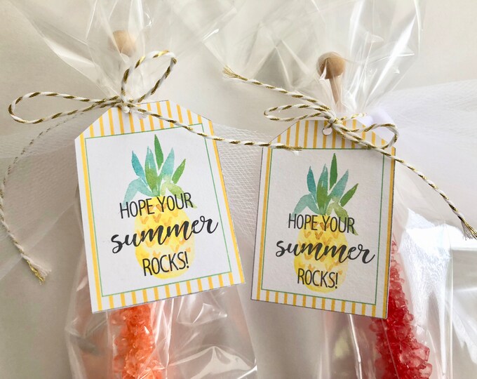 Auto Download - Printable - Hope Your Summer Rocks - Classroom Gift ...