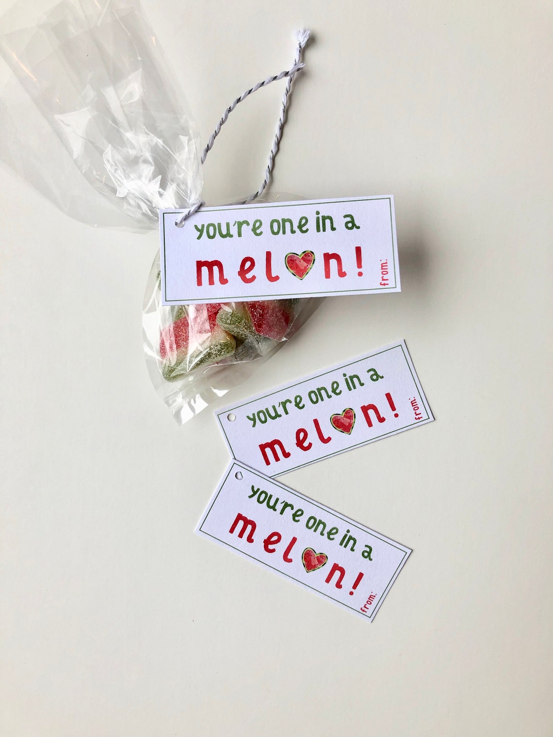 You're One in a Melon Printable Valentine Classroom - Etsy