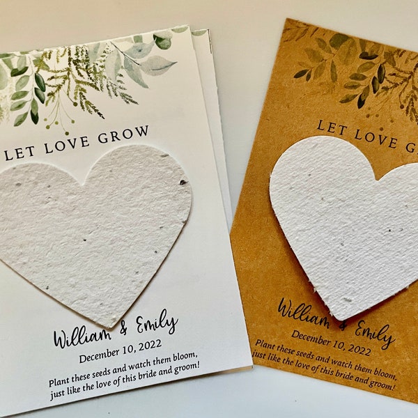 Seed Wedding Favors - Etsy