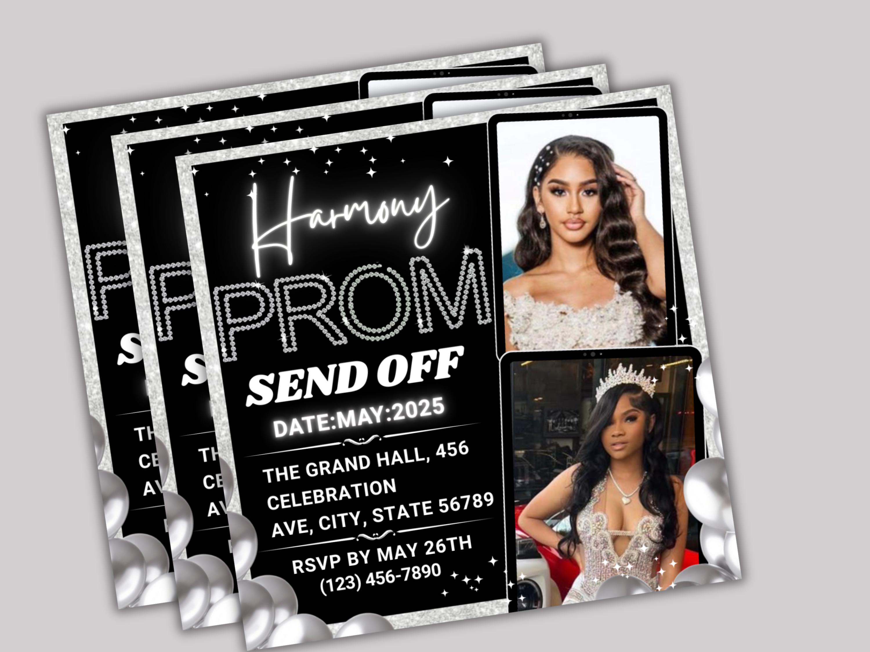 Prom Send off Flyer, Prom Special Flyer, Sale Flyer, Prom Party Flyer ...