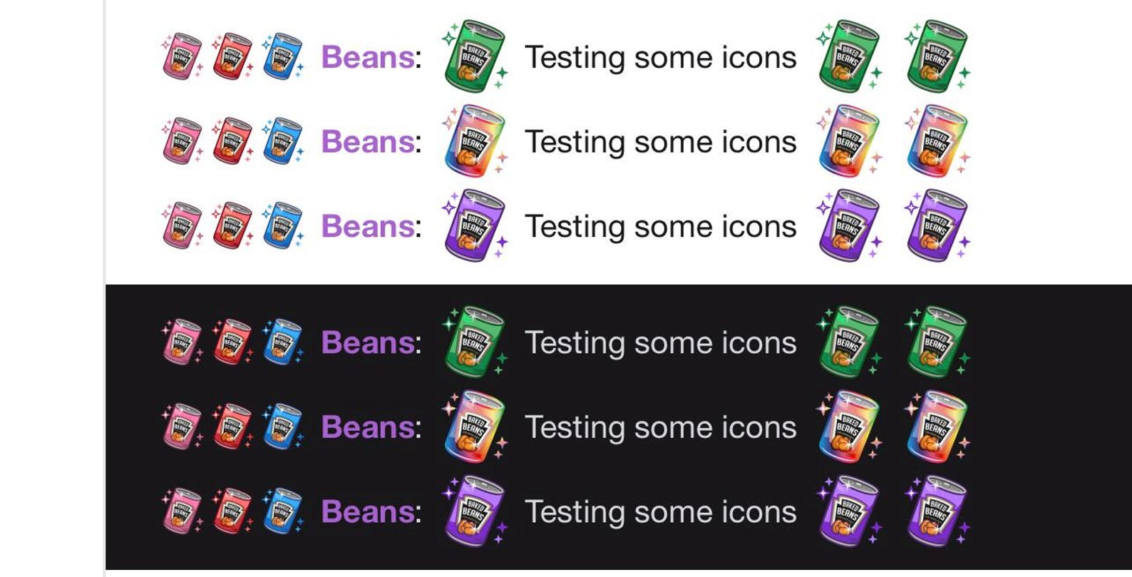 Baked Beans Sub Badges Emote Emoji Sticker Twitch/kick/youtube/discord ...