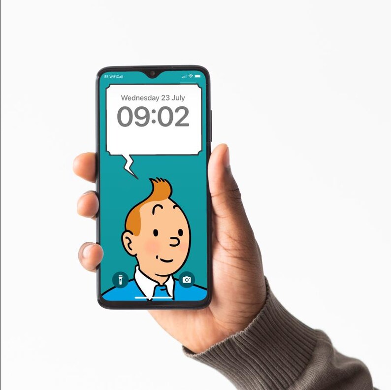 Tintin and Friends, Phone Wallpaper | 6 PNG Files | 300 DPI |captain ...