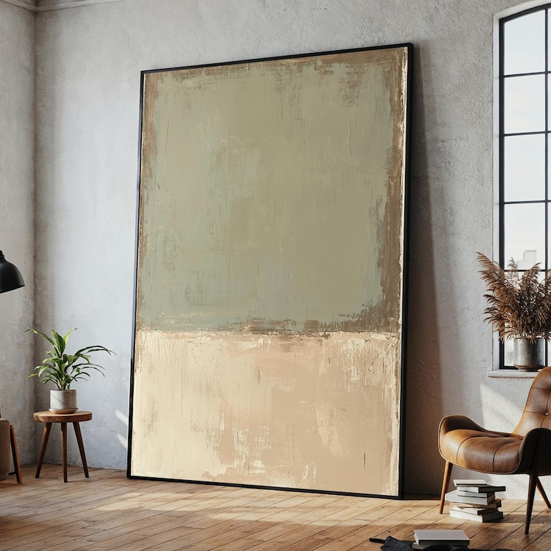 Rothko Style Oil Painting - Etsy