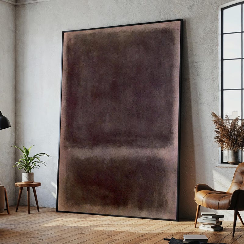 Large Paintings Maroon - Etsy