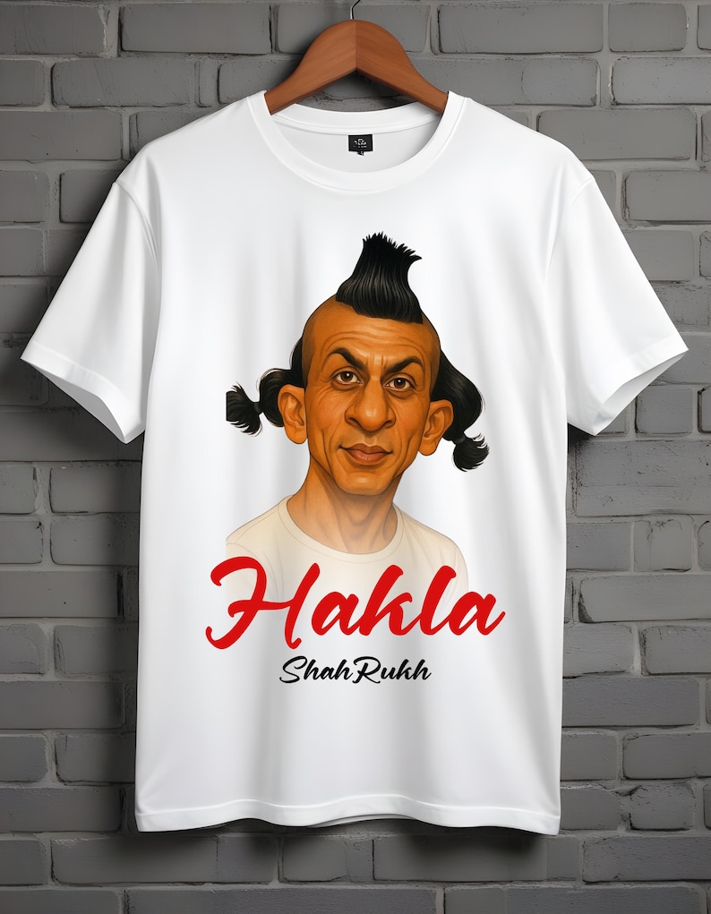 Funny Hakla Meme T-shirt – Trendy Shahrukh Khan Inspired Design for ...