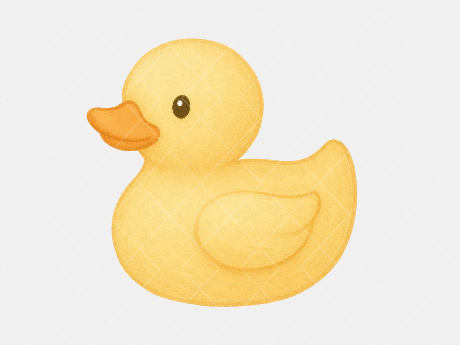 Watercolor Rubber Duck Clipart, Cute Duckling PNG (digital Download) - Etsy