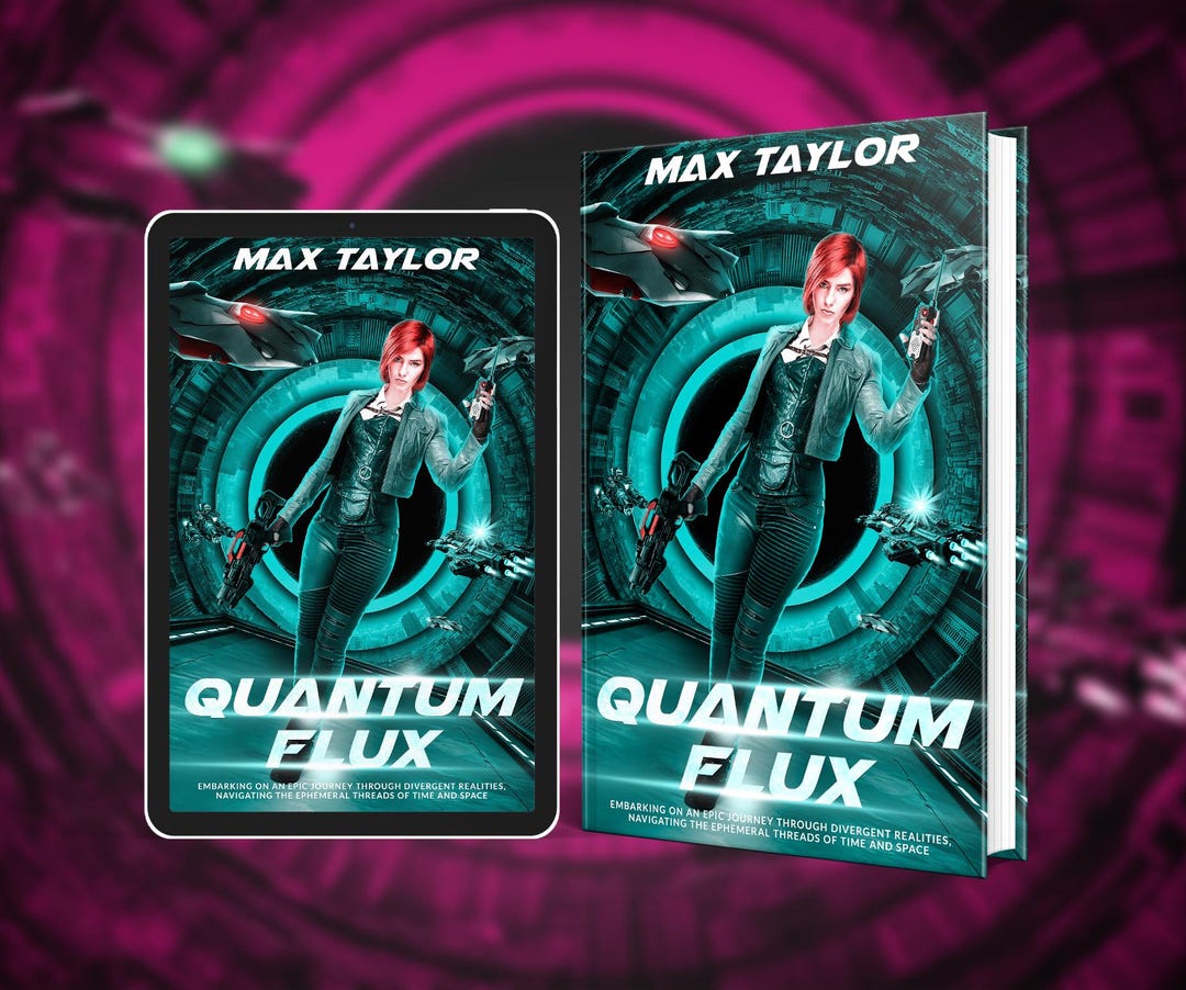 Premade Sci-fi Book Cover: Cyberpunk Space Opera Design - Etsy