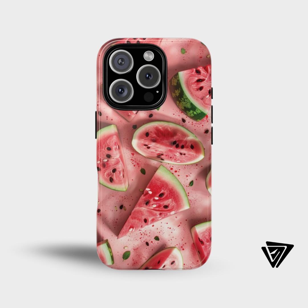 Sweet Watermelon Phone Case Fresh Fruit Art Playful Summer Vibe iPhone ...