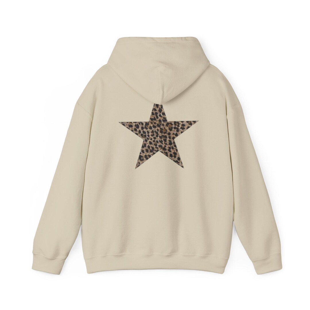 Cheetah Star Hoodie - Etsy