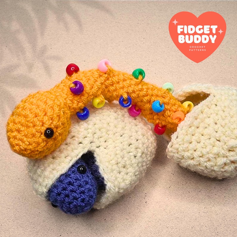 Beaded Fidget Toy Crochet Pattern - No Sew - Easy Crochet Tutorial ...