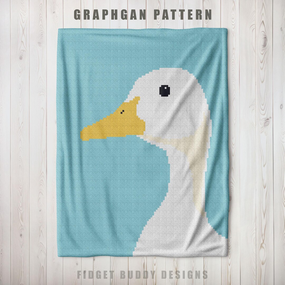 Duck Graphgan, C2C Crochet Blanket Pattern, Mini C2C, Tapestry Crochet ...