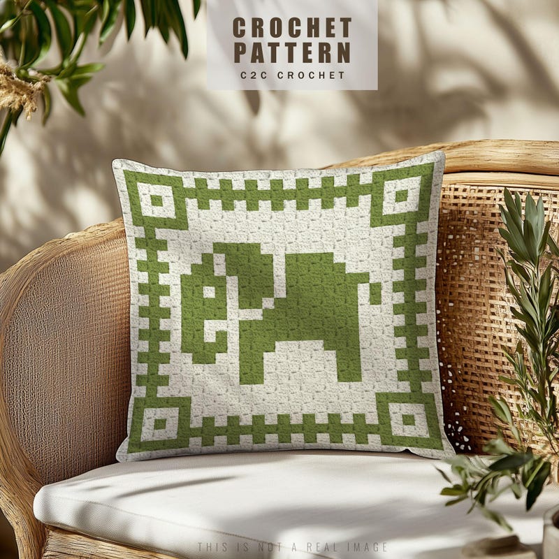 Elephant Cushion - Etsy