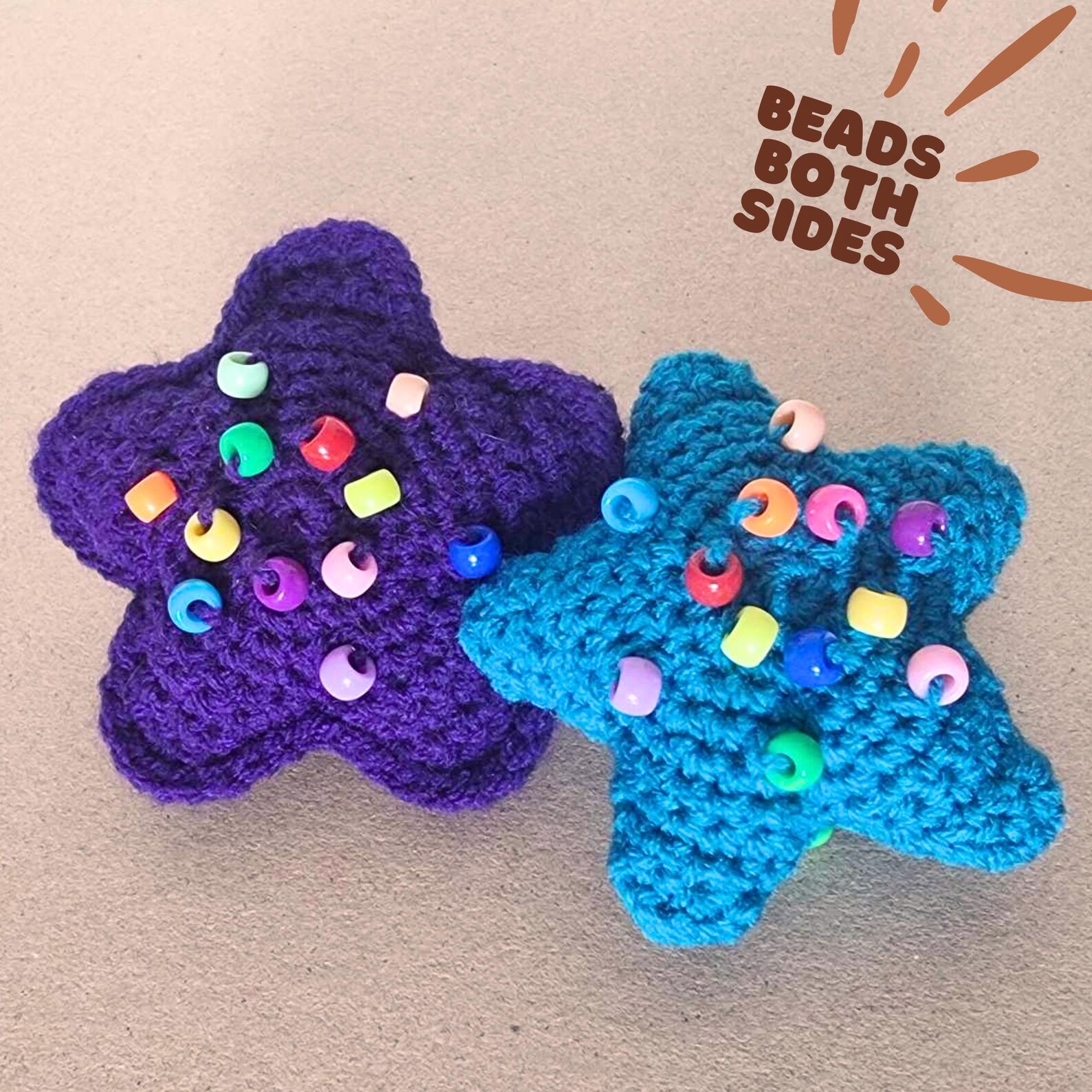 Beaded Fidget Toy Crochet Pattern - No Sew - Easy Crochet Tutorial ...