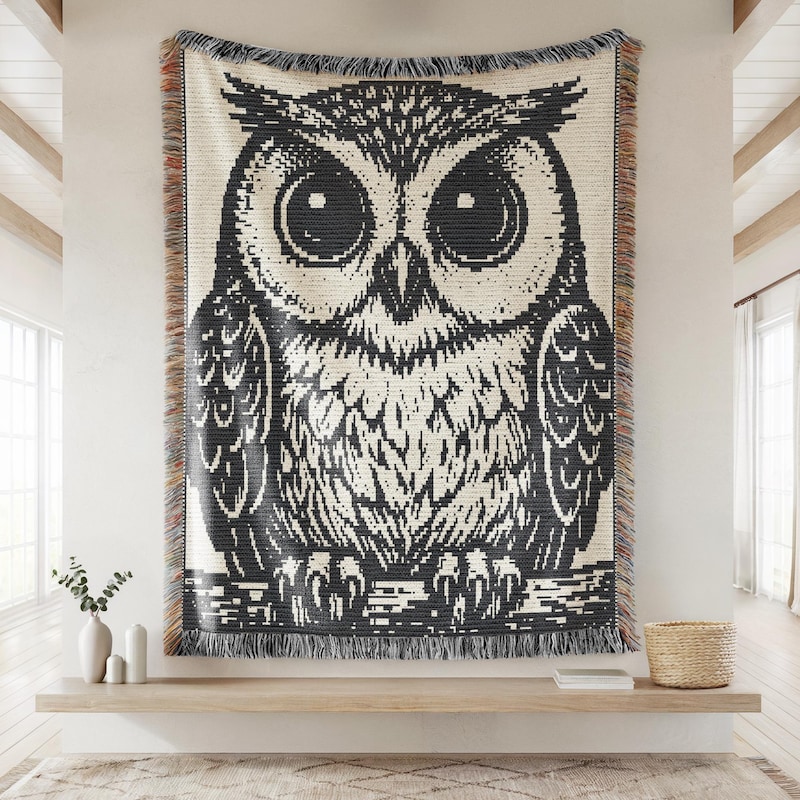 Large Tapestry of Owls - Etsy