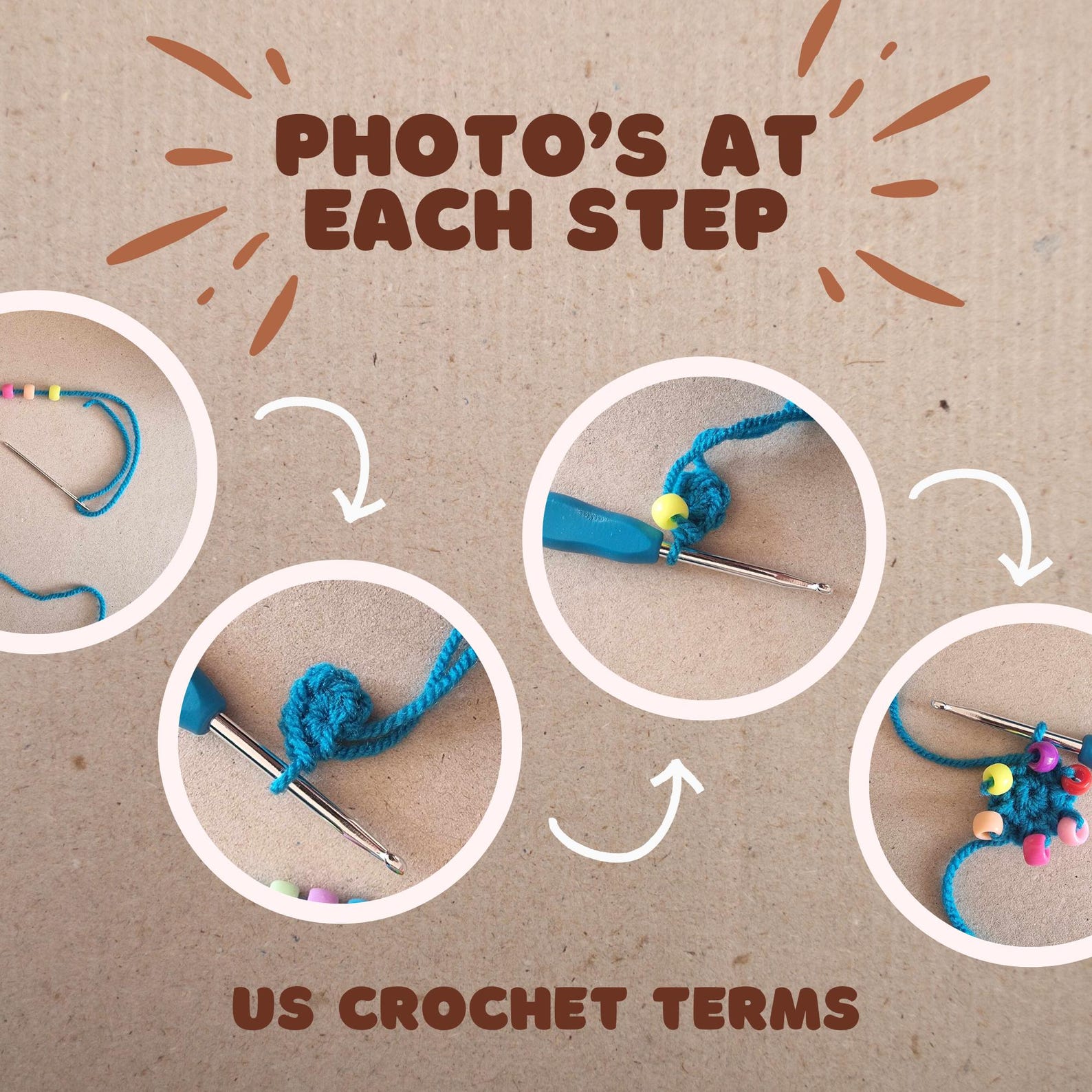 Beaded Fidget Toy Crochet Pattern - No Sew - Easy Crochet Tutorial ...