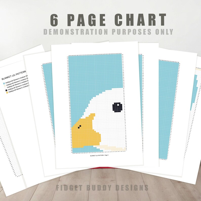 C2C Crochet Blanket Pattern Cat, Mini C2C, Tapestry Crochet Graph - Etsy