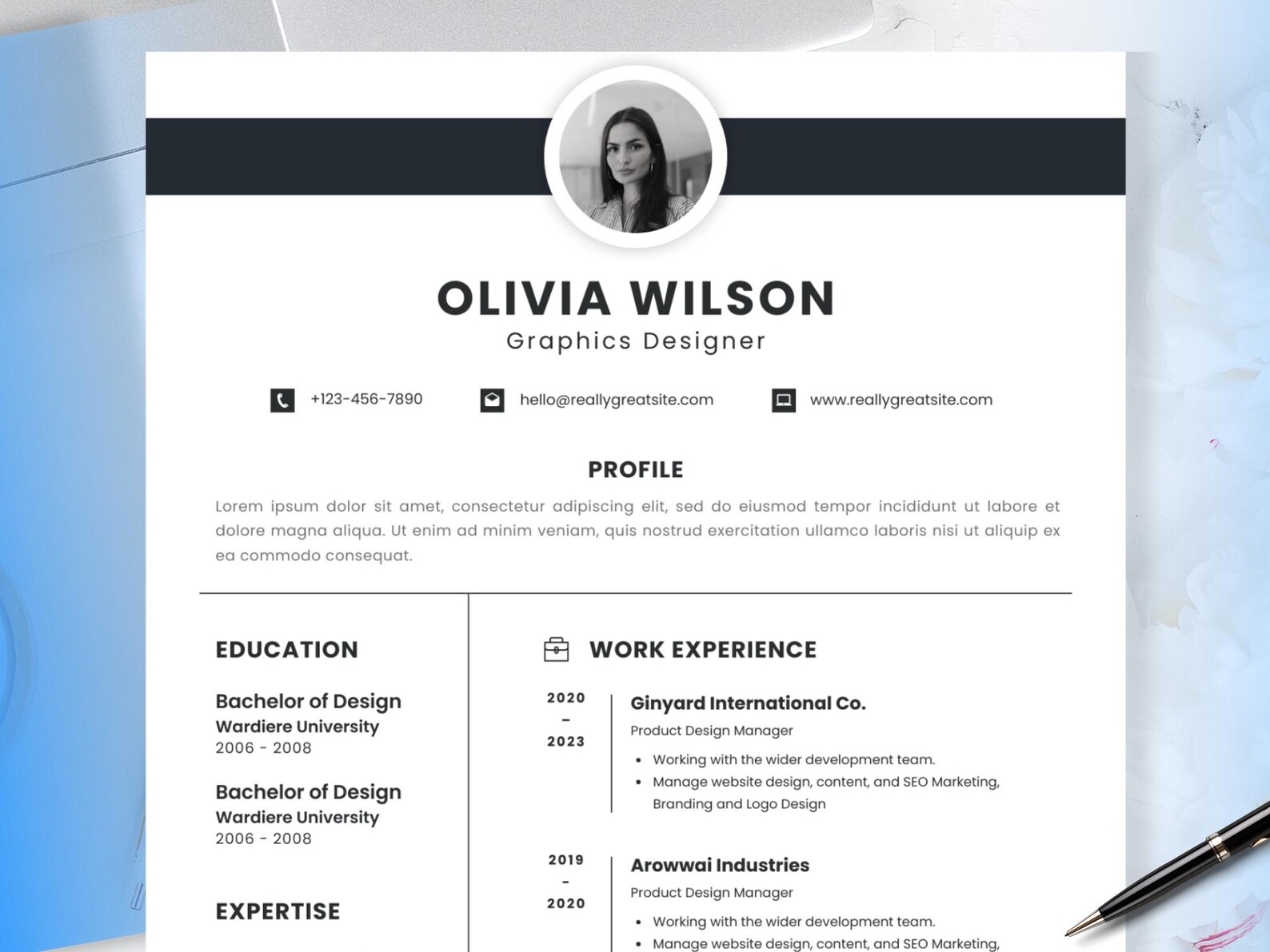 Professional CV Template | Resume Writing | Nurse Resume Format ...