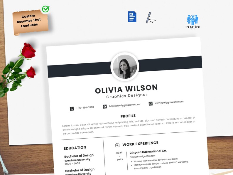 Professional CV Template | Resume Writing | Nurse Resume Format ...