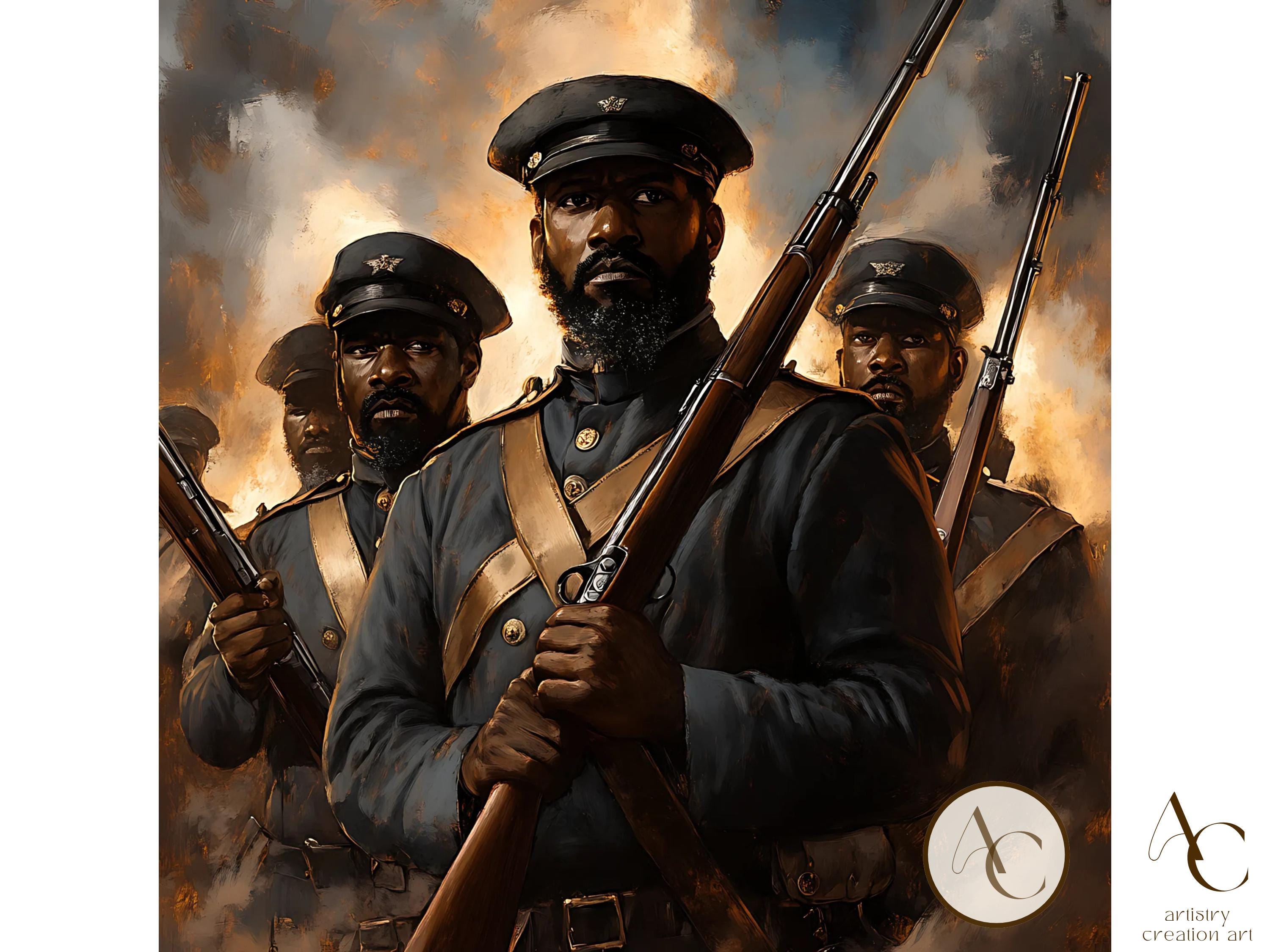 10 African American Regiment Clipart, Civil War Jpg, Veterans Day ...
