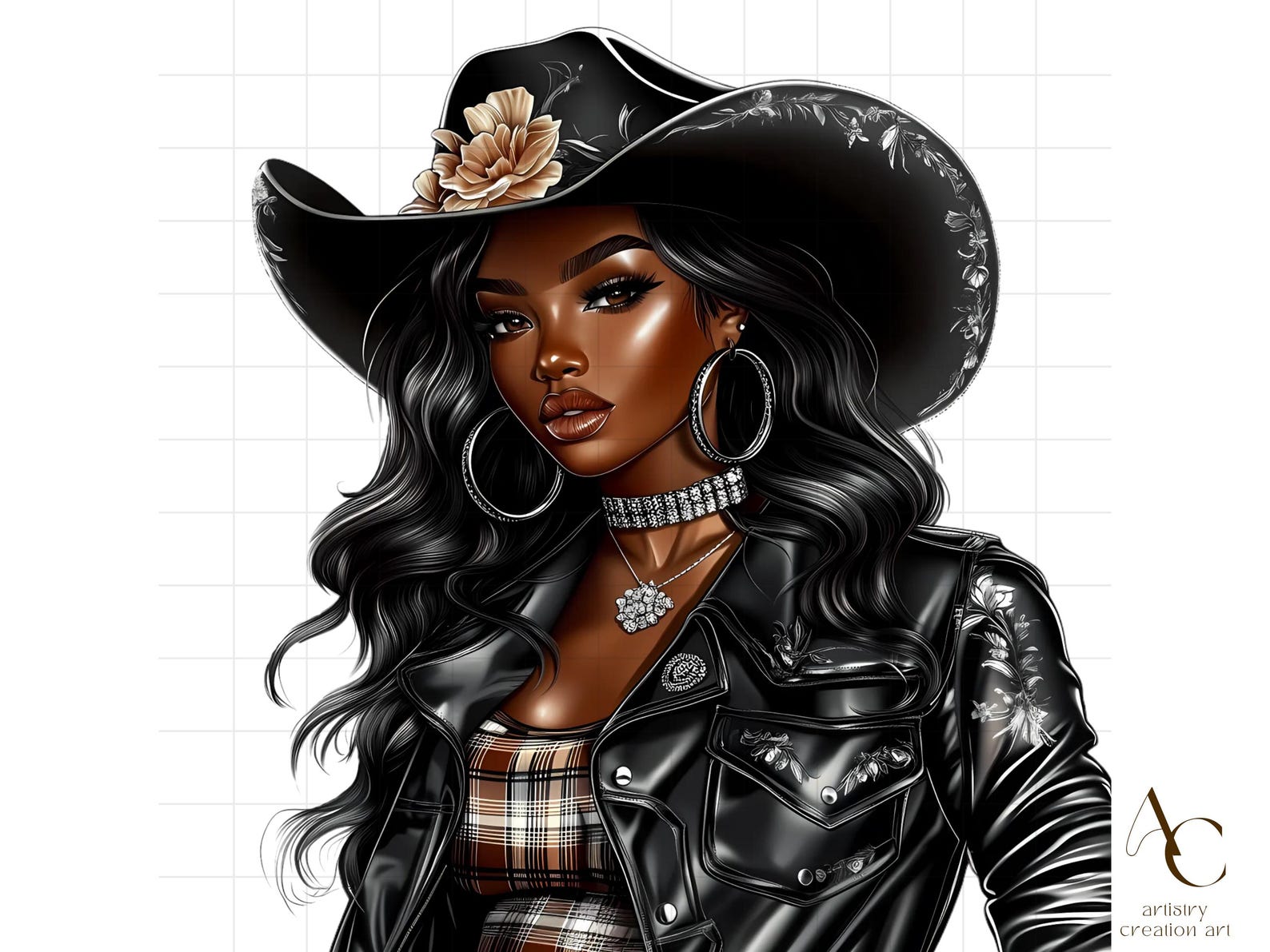 13 Stylish Black Cowgirl Clipart, Western Women, Afro Woman Png, Rodeo ...