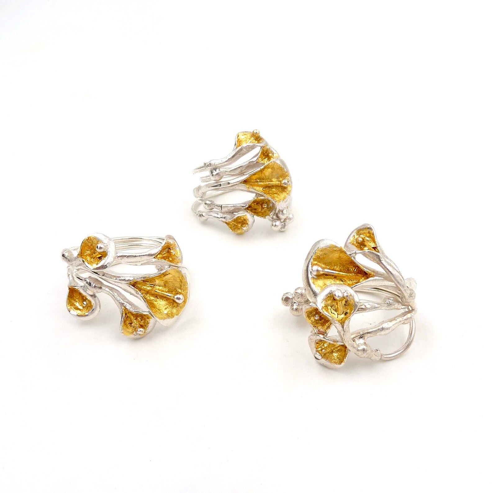 Calla Florentina Ring With Gold Leaf by CARLOS TELLECHEA - Etsy