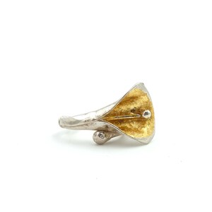 Ring Big Calla in Gold - Etsy